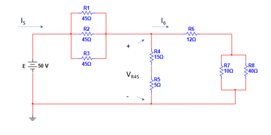 Solved Use Reduce and Return circuit analysis to solve | Chegg.com