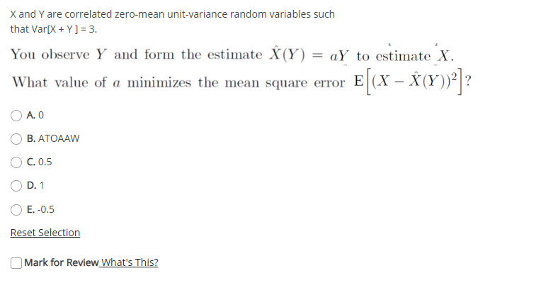X and Y are correlated zero-mean unit-variance random | Chegg.com