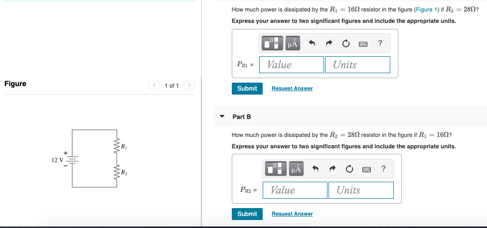 Solved How much power is dissipated by the Ri = 168 resistor | Chegg.com
