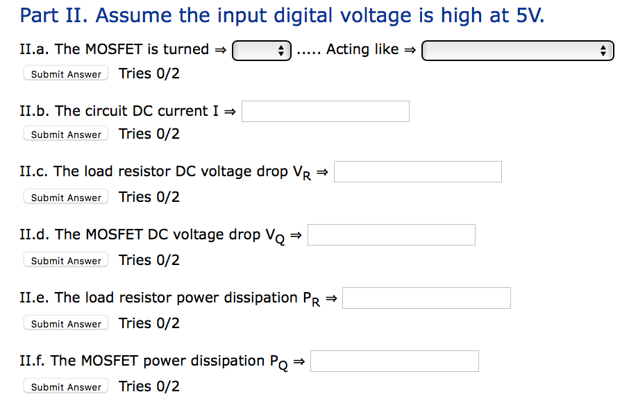 Solved MOSFET Switching-DC Circuit Rload IRF3709 5V Circuit | Chegg.com
