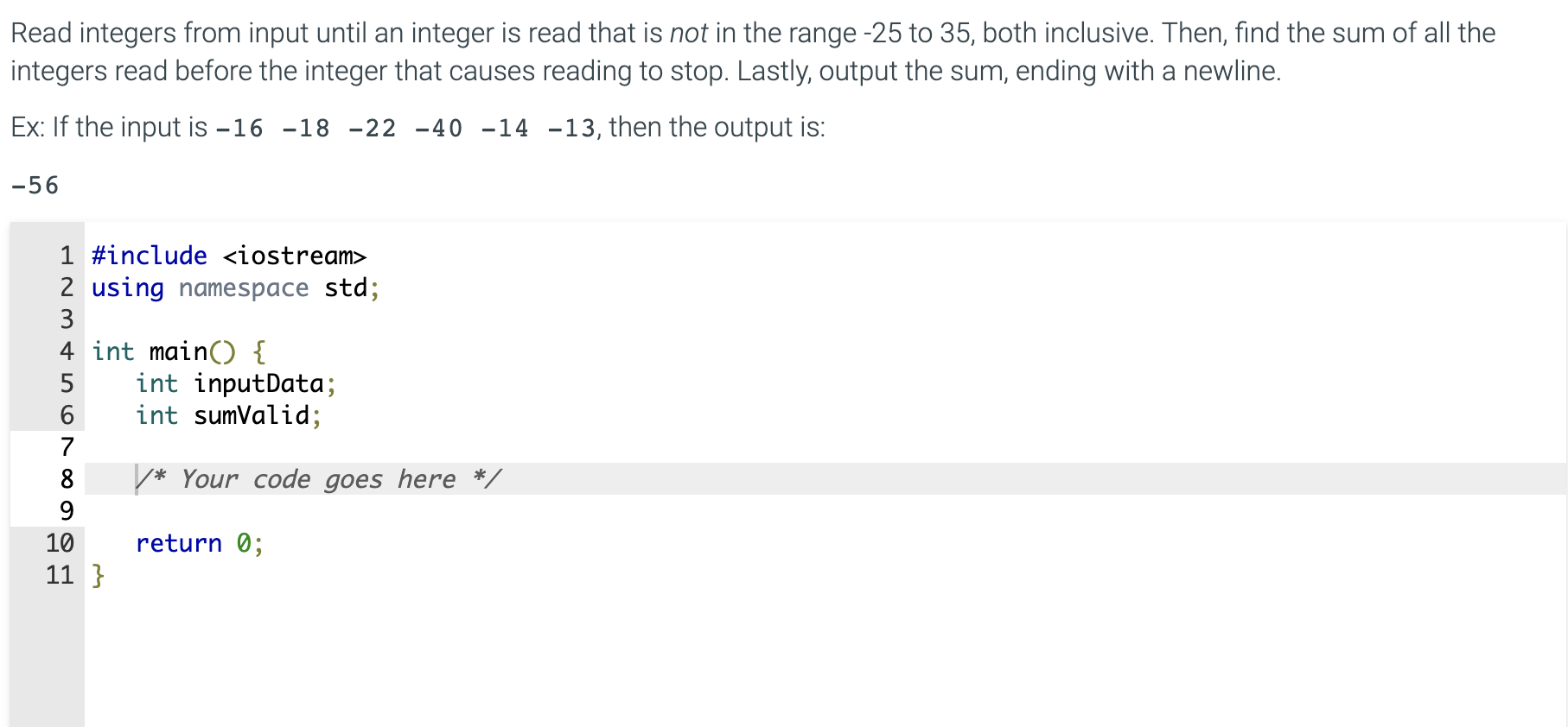 Solved Read Integers From Input Until An Integer Is Read Chegg