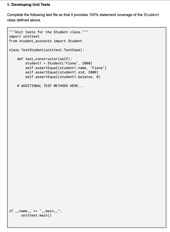 Solved Import sys IIN_CHARGE =10.0 lass Student: total_fees | Chegg.com
