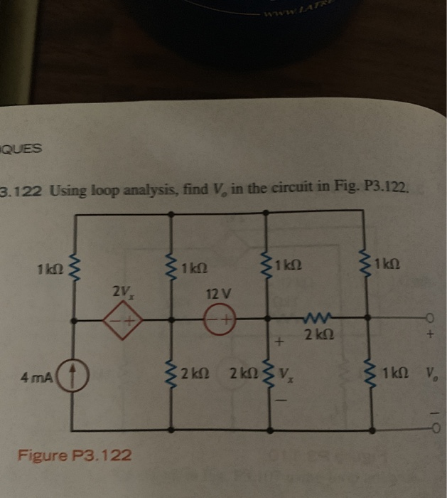 Solved 144 CHAPTER 3. NODAL AND LOOP ANALYSIS TECHN 3.118 | Chegg.com
