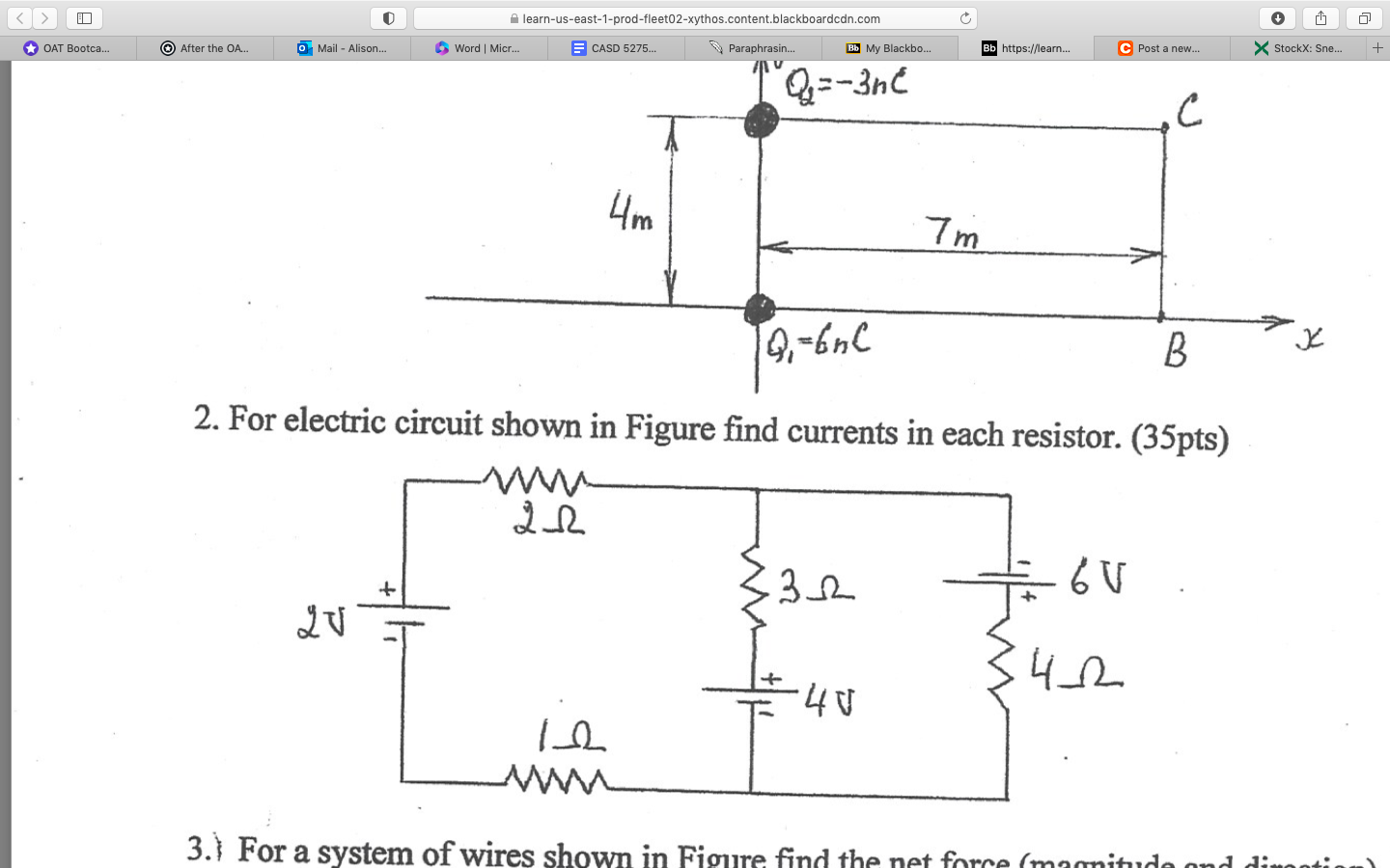 Solved 2. For electric circuit shown in figure find currents | Chegg.com