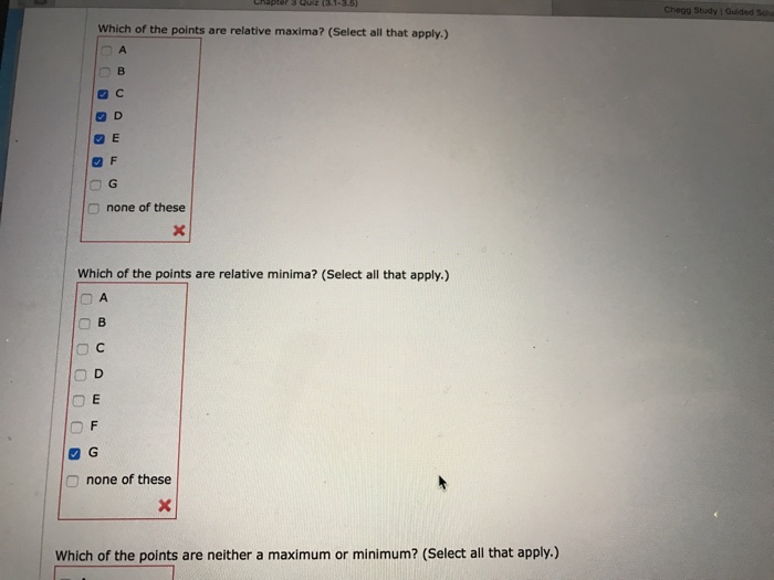 Solved Decide Whether Each Labeled Point Is An Absolute 