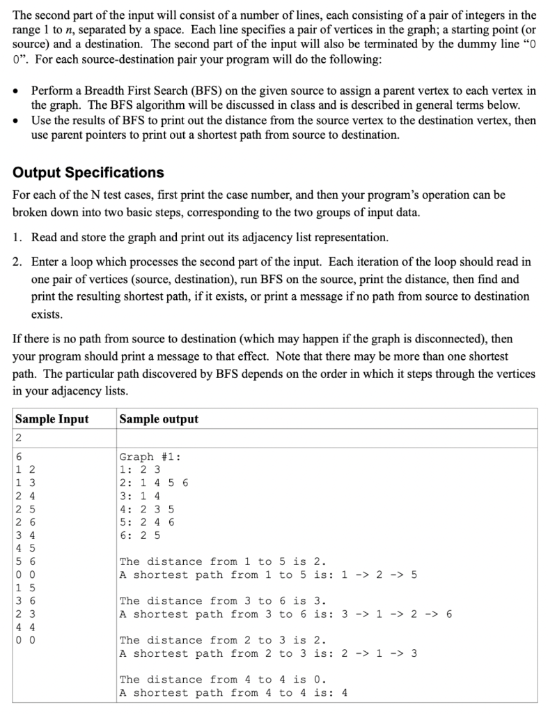Solved Problem A: Find shortest path In this problem you are | Chegg.com