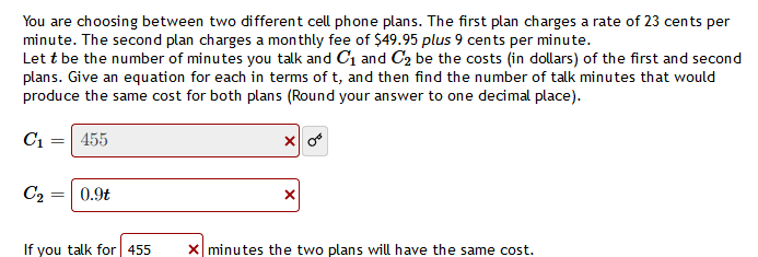 Solved You are choosing between two different cell phone | Chegg.com