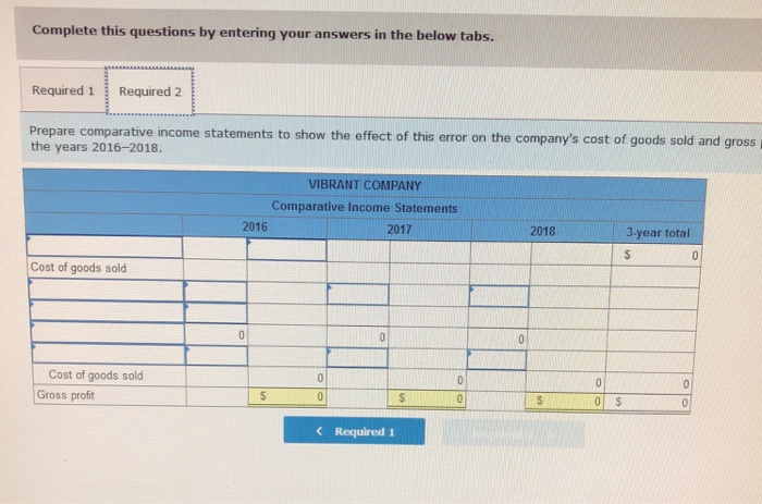 Solved Exercise 5-12 Analysis of inventory errors LO A2 | Chegg.com
