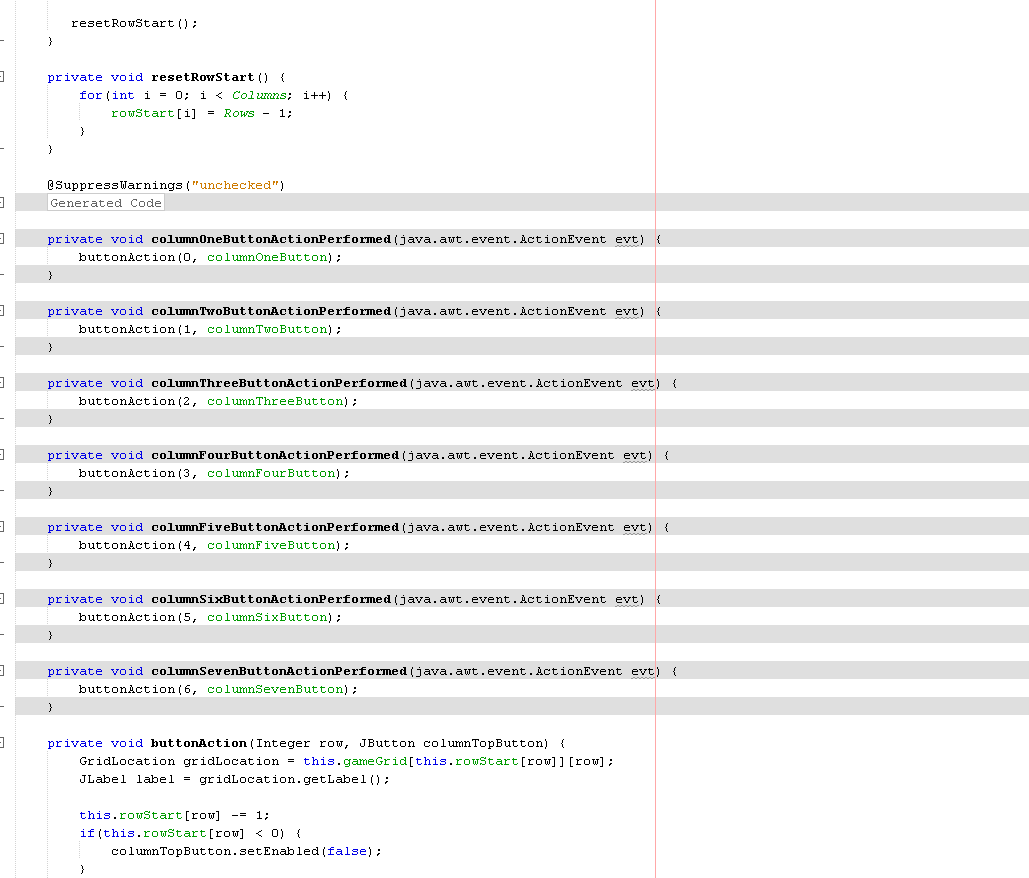 So i am trying to write a connect 4 game in NetBeans | Chegg.com