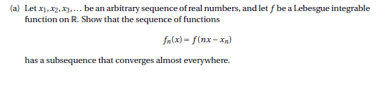 Solved (a) Let x1,x2, x3,... be an arbitrary sequence of | Chegg.com