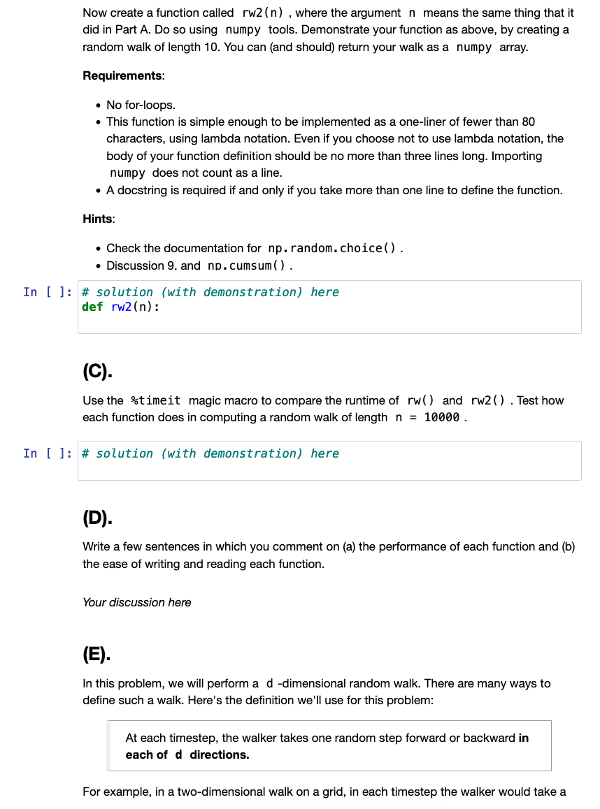 Solved Problem 5 Recall the simple random walk. At each | Chegg.com