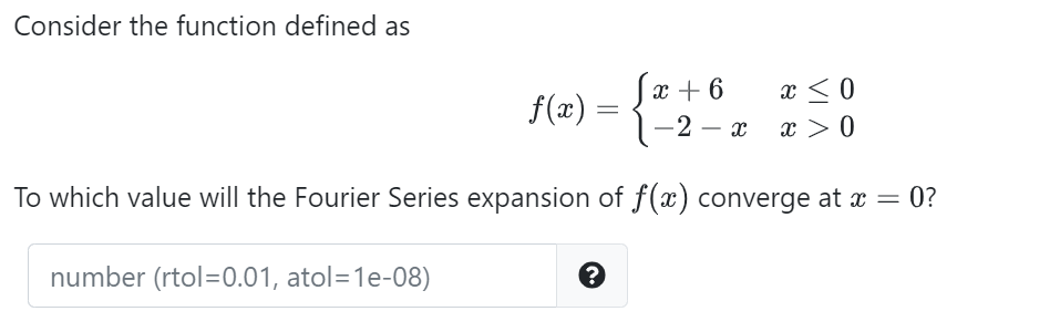 Solved Consider the function defined as f(x) Sa x + 6 x
