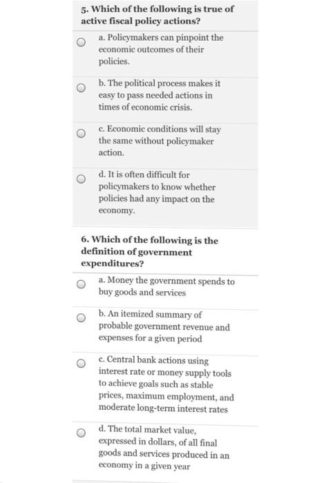 Solved 7. When unemployment is high, government policymakers | Chegg.com