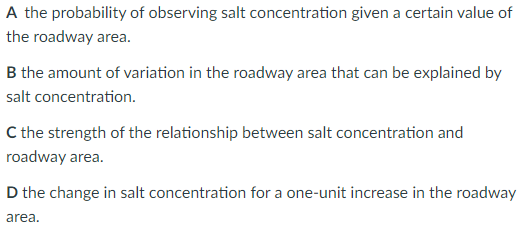 Solved Consider the JMP Output of the salt concentration | Chegg.com