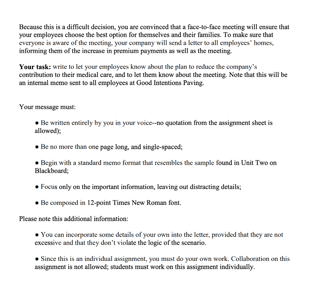 Solved Date: To: From: Subject: September 7, 2020 MGMT 346 | Chegg.com