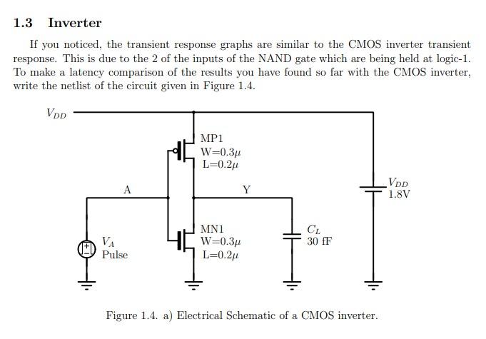Solved 1.1 Pulsed from "A" Write the netlist of the circuit | Chegg.com