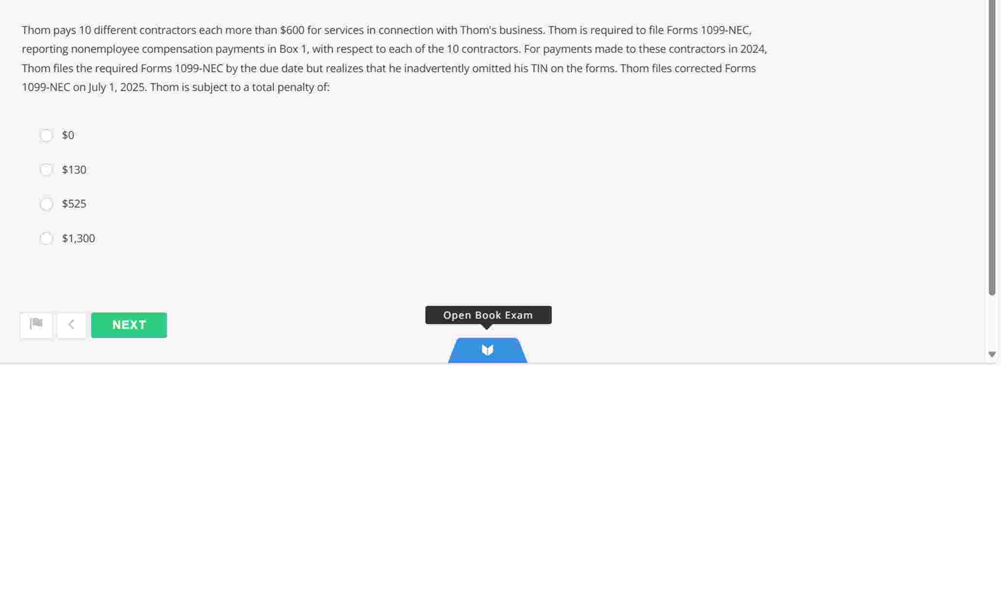 Solved Thom pays 10 ﻿different contractors each more than | Chegg.com