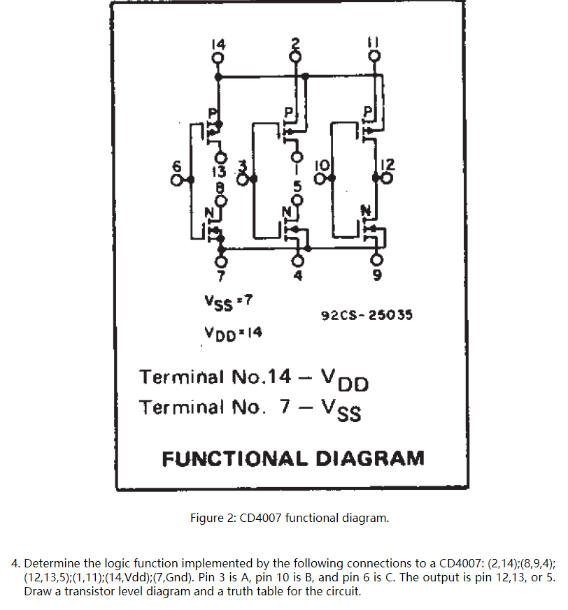 Solved 14 con བག་ Vss? VDO:14 92CS-25035 Terminal No.14 – | Chegg.com