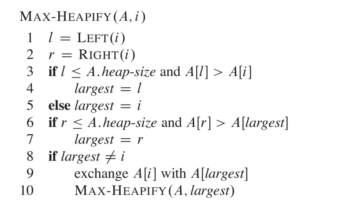 Solved Given array A = [10, 51, 8, 2, 7 ,3] and definitions | Chegg.com
