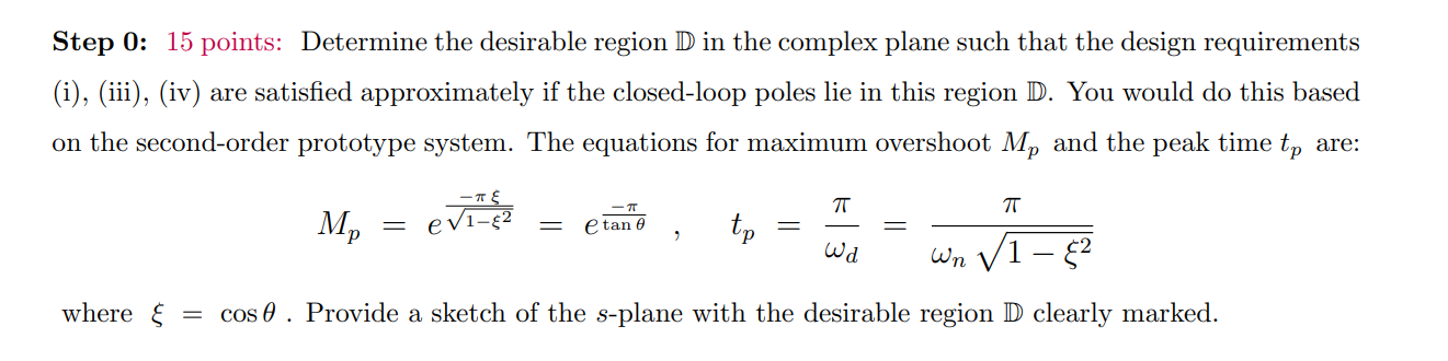 Solved Control Systems Answer All Questions In Steps 0 And
