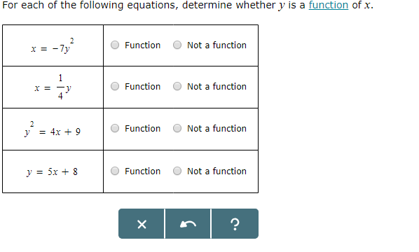 Solved For each of the following equations, determine | Chegg.com