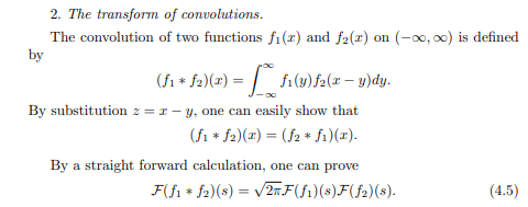 Solved 2. The transform of convolutions. The convolution of | Chegg.com