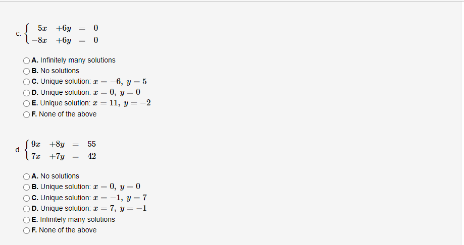 Solved (4 points) The reduced row-echelon forms of the | Chegg.com