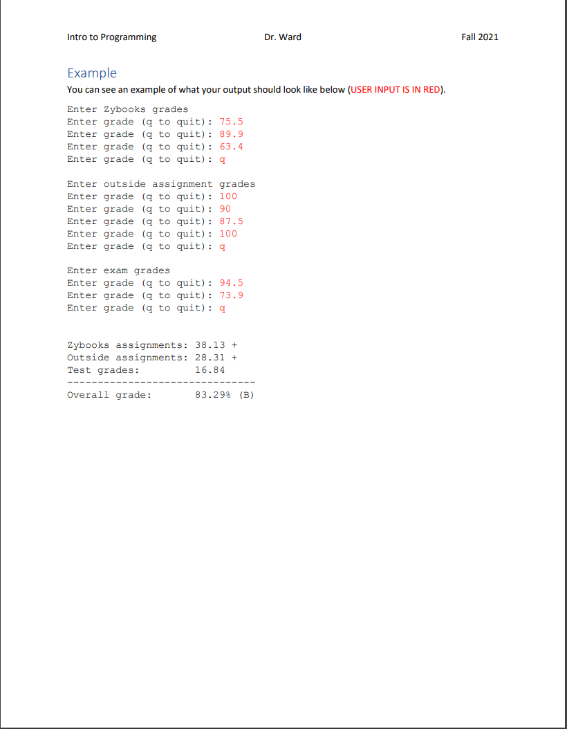 Solved Overview This assignment is again a reworking of your | Chegg.com
