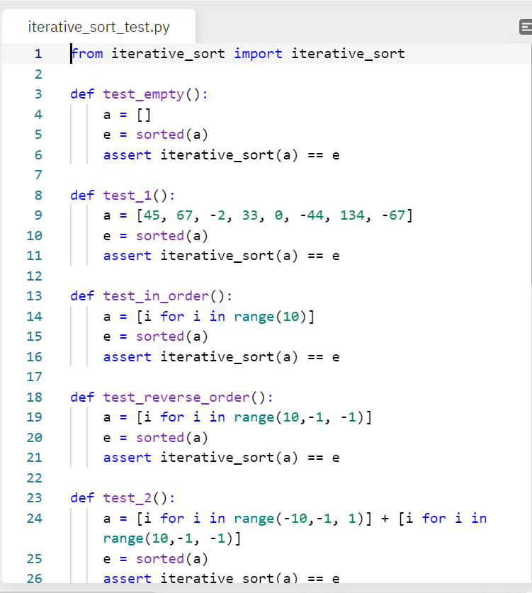 Solved Problem 3: Iterative Sort Write an O(n 2 ) | Chegg.com