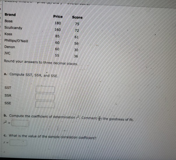 Solved (Exercise 12.18 (Algorithmic)) The following data | Chegg.com