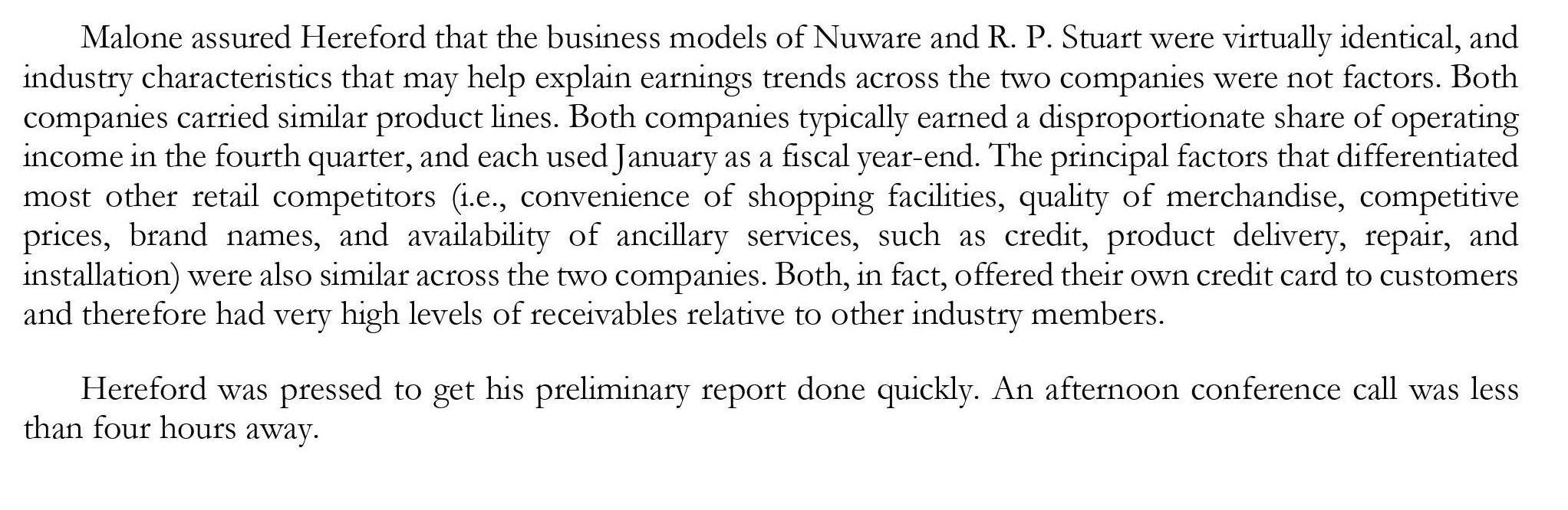 Solved Assessing Earnings Quality: Nuware, Inc. Jack | Chegg.com