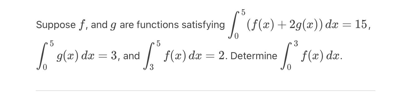 Solved Suppose f, and g are functions satisfying | Chegg.com