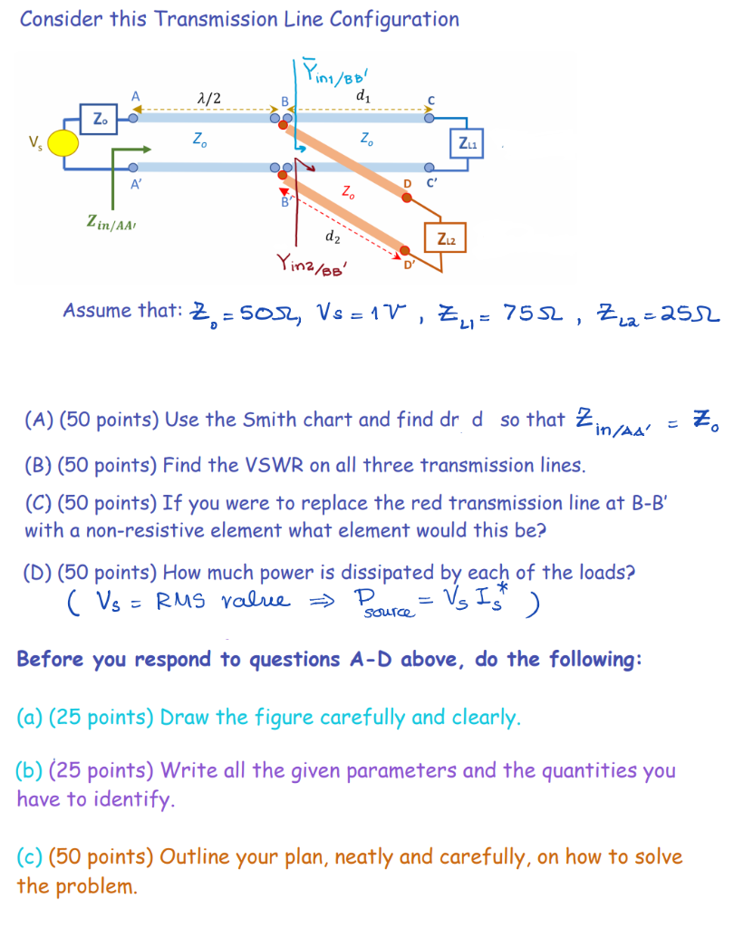 Solved Consider this Transmission Line Configuration | | Chegg.com