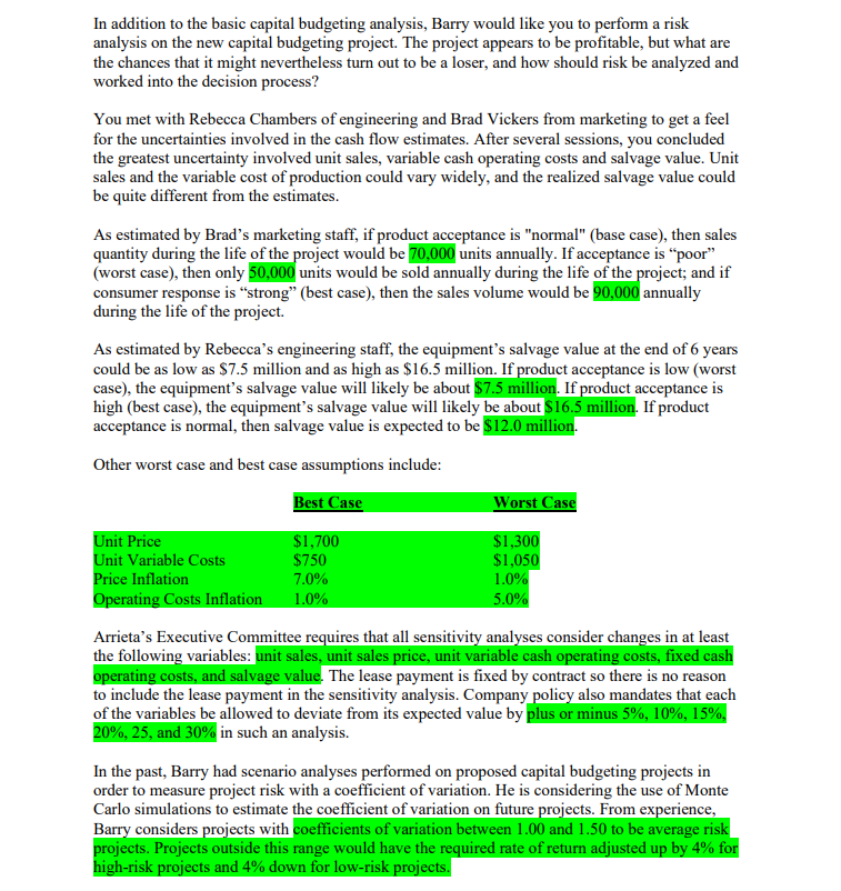 Solved . a. Complete a Monte Carlo Simulation with 2,000 | Chegg.com