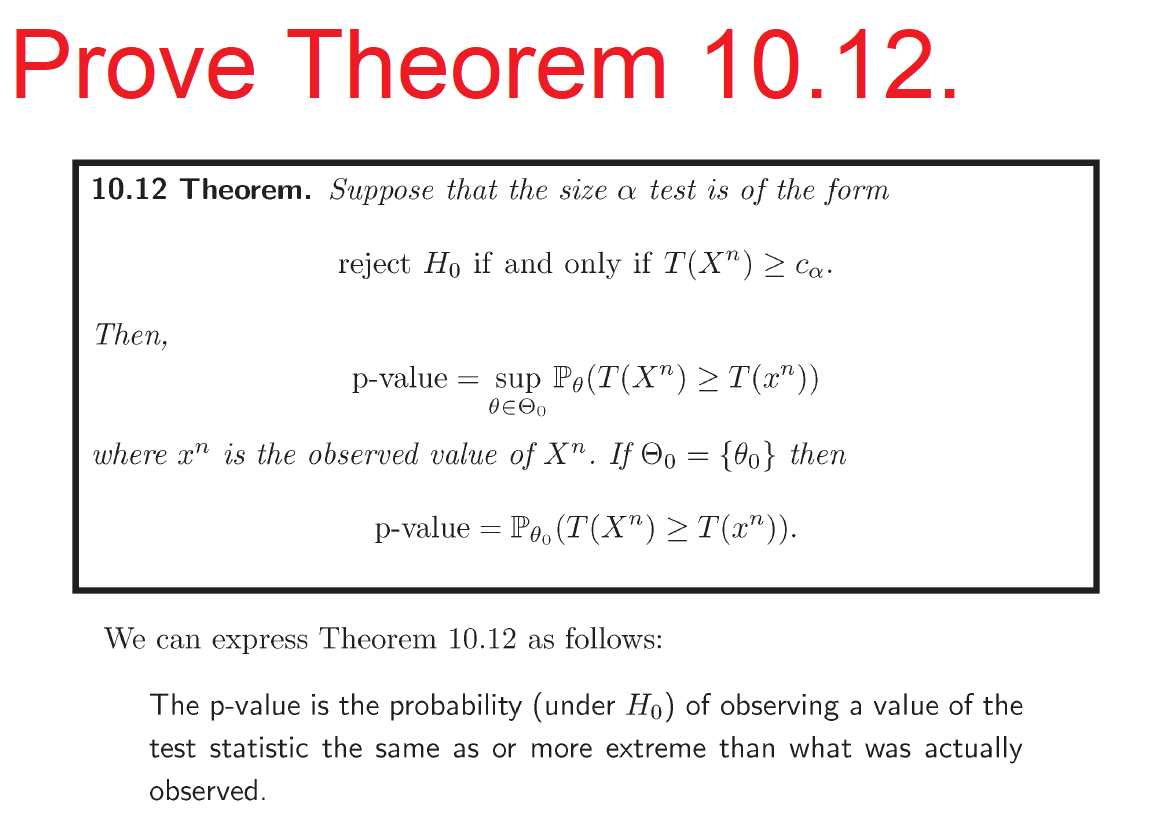 Solved Prove Theorem 10.12. 10.12 Theorem. Suppose that the | Chegg.com