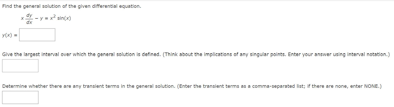 Solved Find the general solution of the given differential | Chegg.com