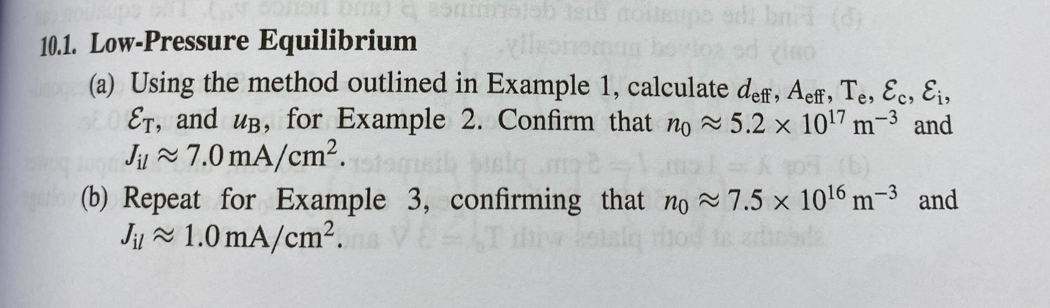 Solved 10.1. Low-Pressure Equilibrium (a) Using the method | Chegg.com