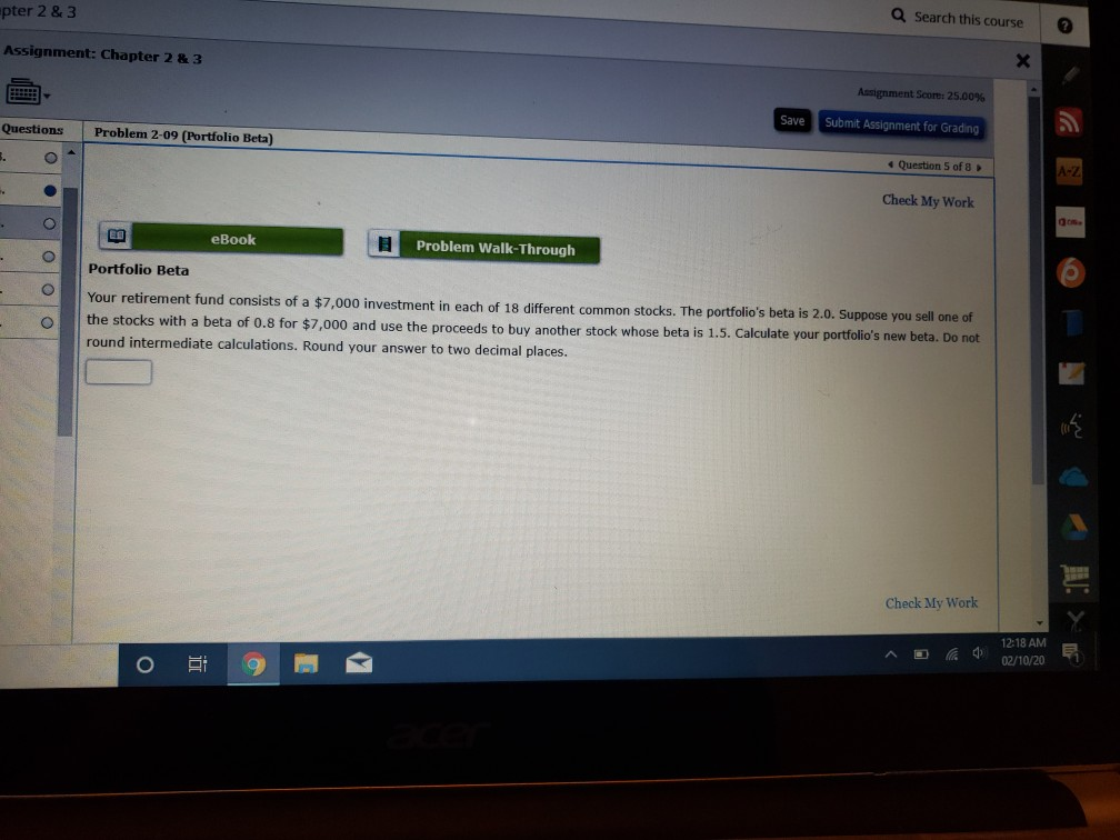 Solved Search this course ter 2&3 ssignment: Chapter 2 & 3 | Chegg.com Solved Search this course ter 2&3 ssignment: Chapter 2 & 3 | Chegg.com