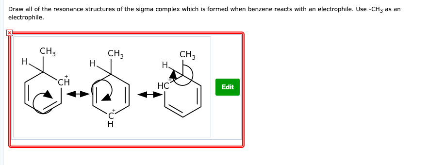 Solved Draw all of the resonance structures of the sigma | Chegg.com