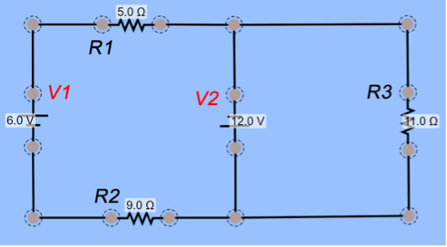 Solved Calculate the currents passing through each of the | Chegg.com