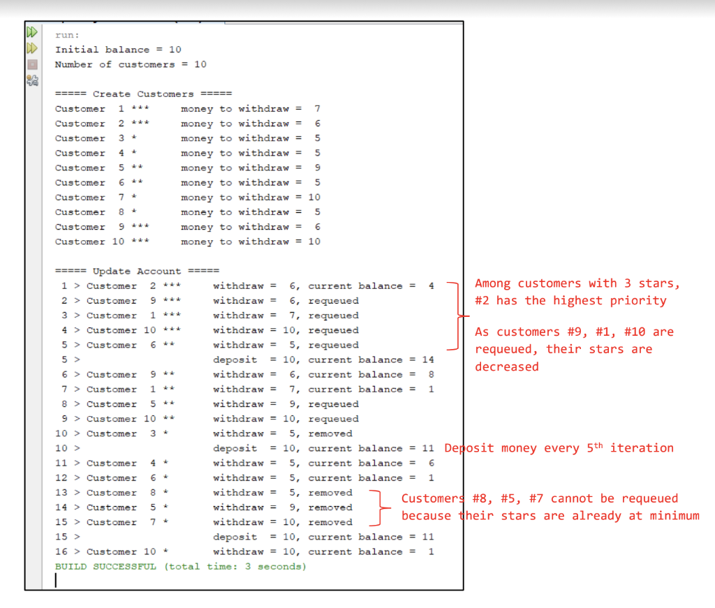 Solved 1. Copy class Account and Customer to your source | Chegg.com