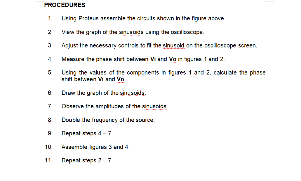 Solved 6 ELECTRICAL CIRCUITS II PHASE SHIFTING Experiment | Chegg.com