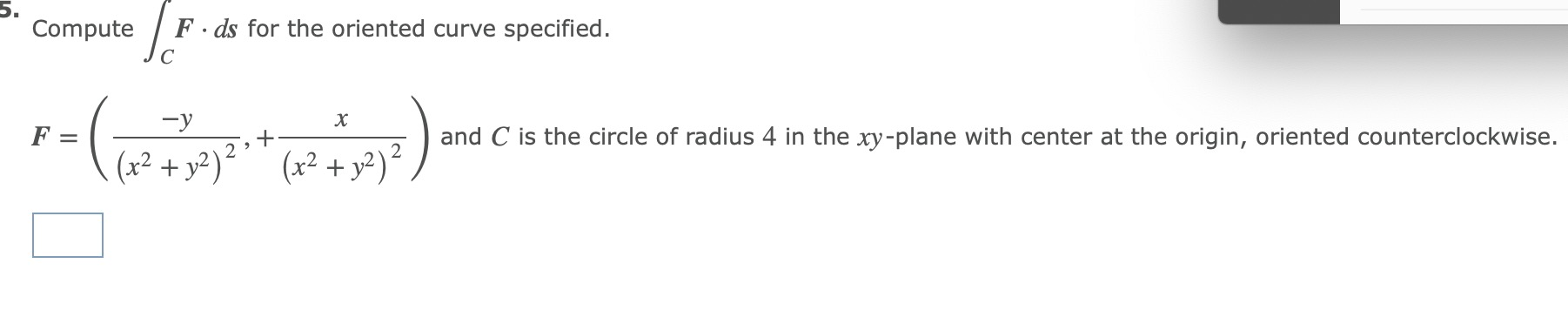 Solved ompute F.ds for the oriented curve specified. Jc F = | Chegg.com