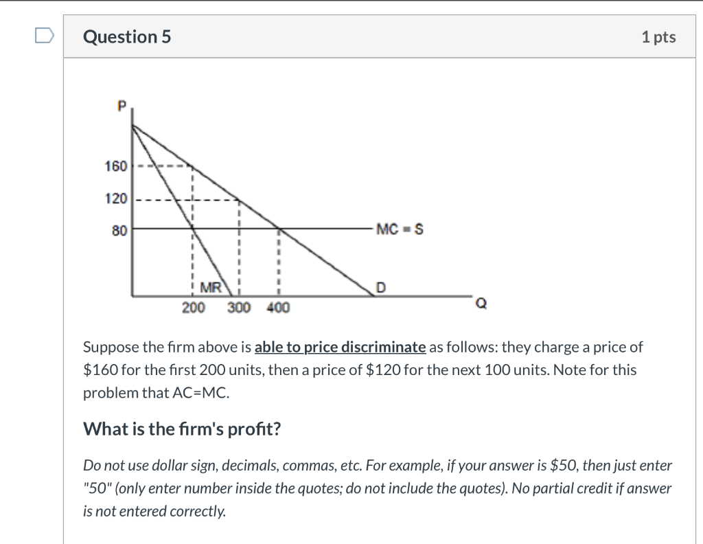 Solved Question 5 1 pts MC - S IMR 200 300 400 Suppose the | Chegg.com