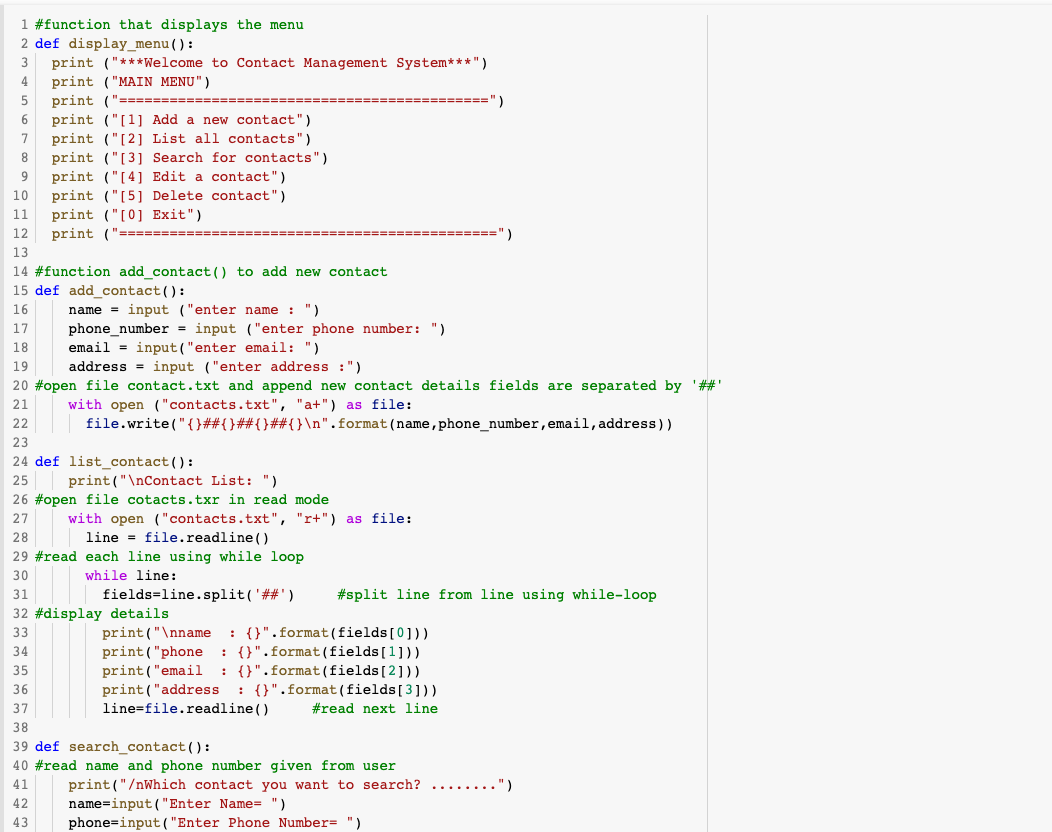 Solved Please change this code into Object-Oriented | Chegg.com