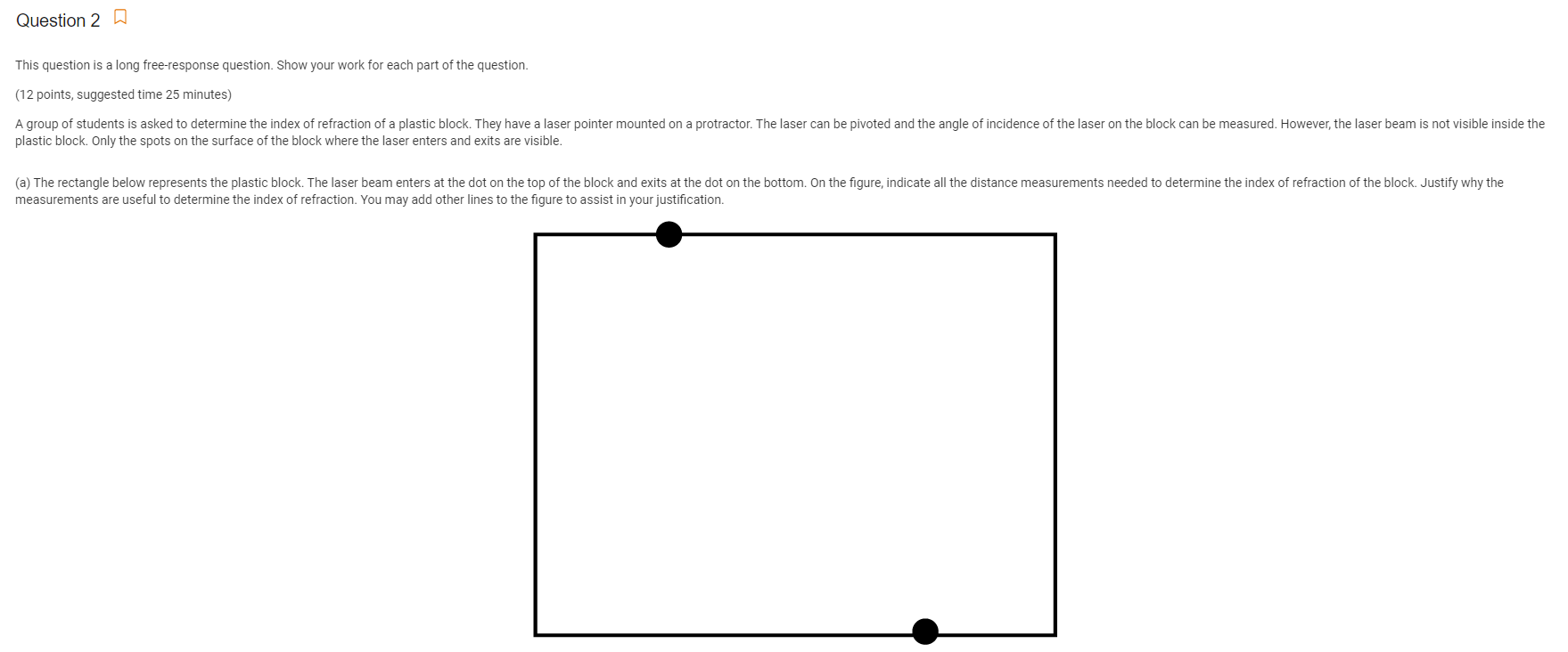 Solved This question is a long free-response question. Show | Chegg.com