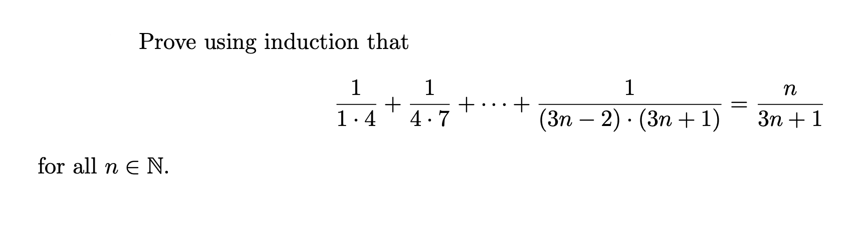 Solved Prove using induction that | Chegg.com