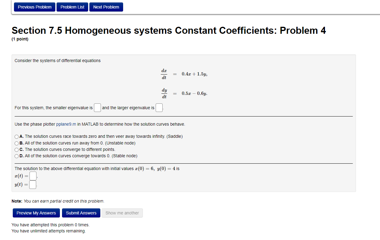 Solved Previous Problem Problem List Next Problem Section | Chegg.com