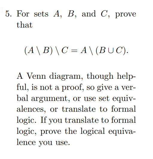 Solved Please show as much work for the proof as you can, as | Chegg.com