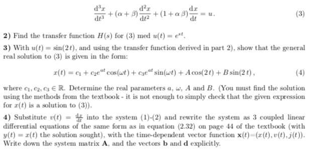 we use the theory of linear differential equations to | Chegg.com